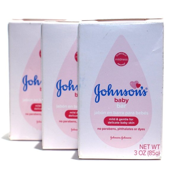 JOHNSON'S | Bath, Skin & Hair | X3 Johnsons Baby Bar Soap 3 Oz Mild ...